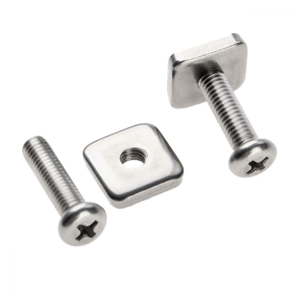 SUP Fin Screw And Plate Stainless Steel - 2 pack – Rove Board Co.