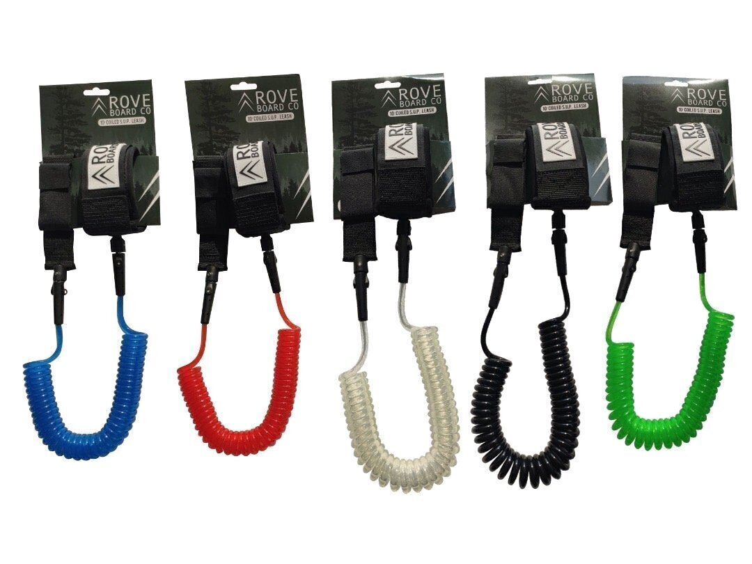 Coil Leash - Black – Rove Board Co.